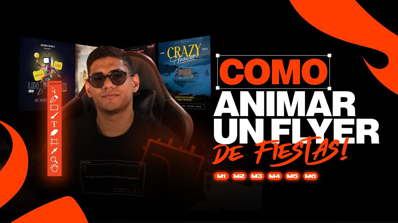 Como animar un flyer de fiestas | after effects - YouTube