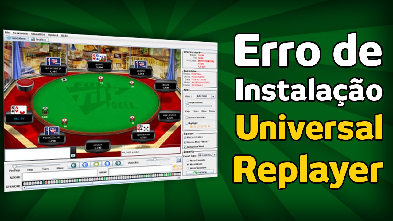 Como corrigir o erro de instalação do Universal Replayer - YouTube