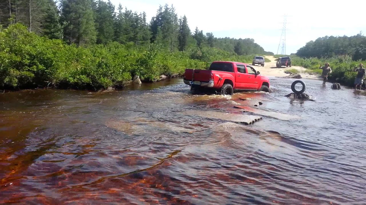 Forked River Lacey slab water crossing - YouTube