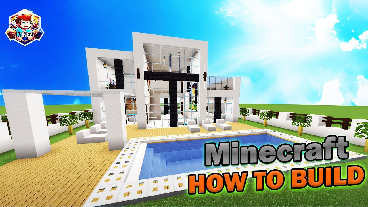 How To Build A Beautiful House In MineCraft | MineZ - YouTube