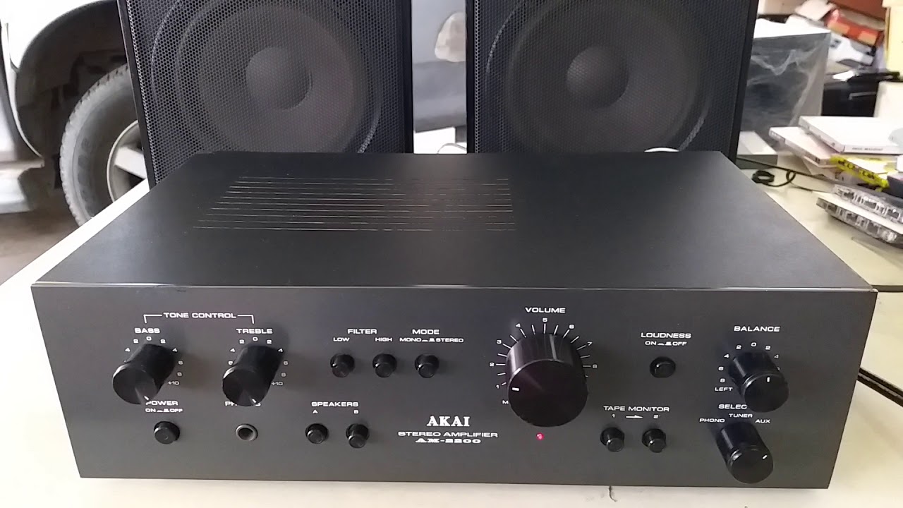 ทดสอบแอมป์วินเทจเสียงดีจากเยอรมัน AKAI AM-2200 MADE IN JAPAN - YouTube