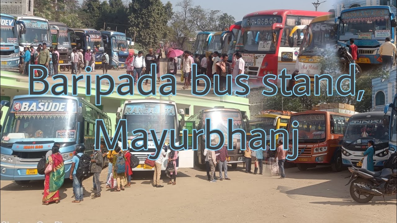 Second largest bus stand of North Odisha|| Baripada crowded bus stand ...