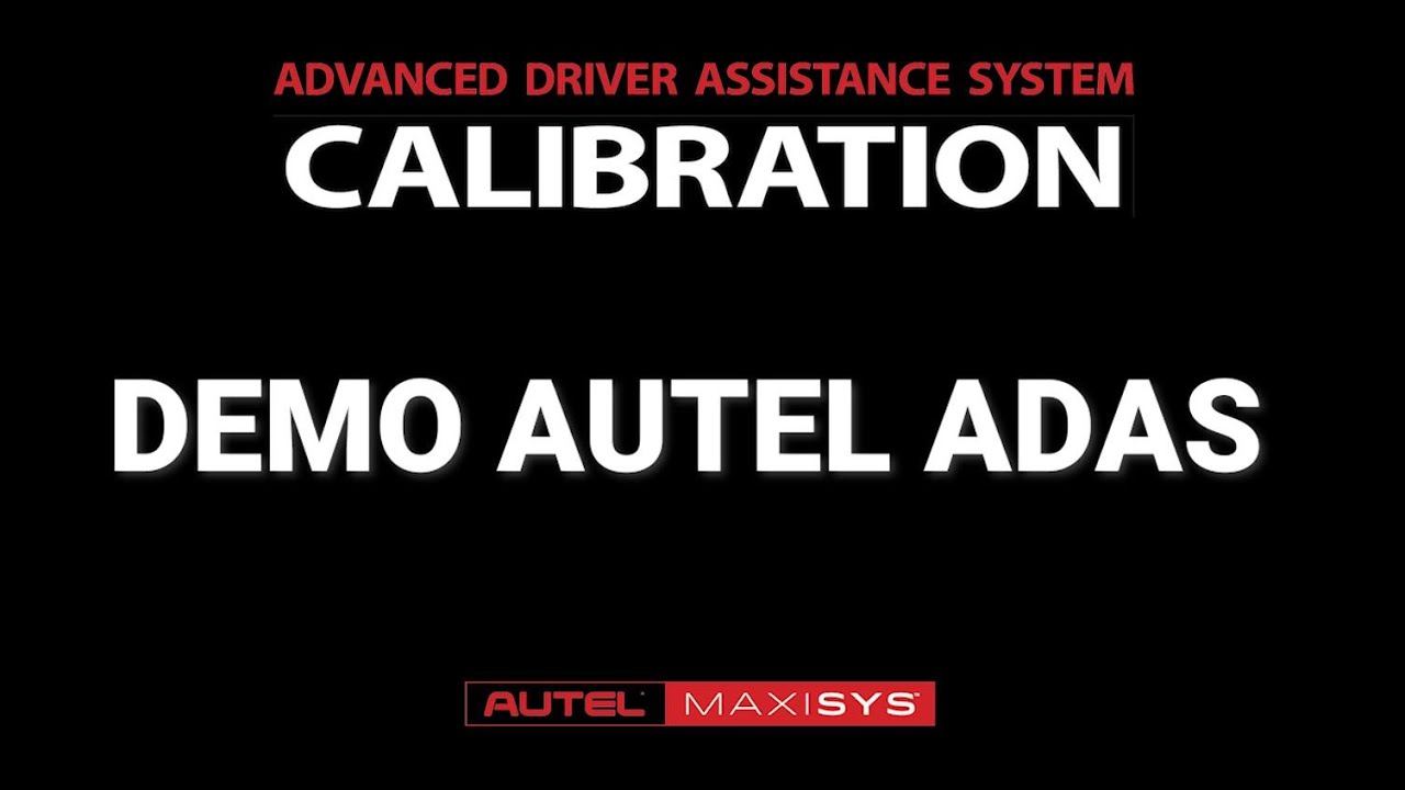AUTEL MAXISYS ADAS DEMO BIJ SANDERS PARTS - YouTube