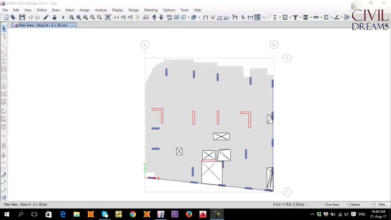 تصميم الحوائط الخرسانية باستخدام CSI Column - YouTube