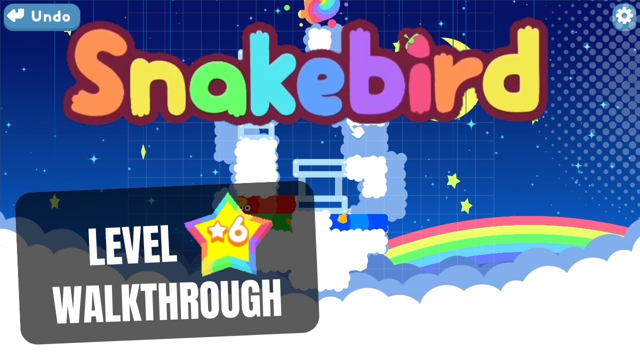 Snakebird Level ⭐6 Walkthrough! - YouTube