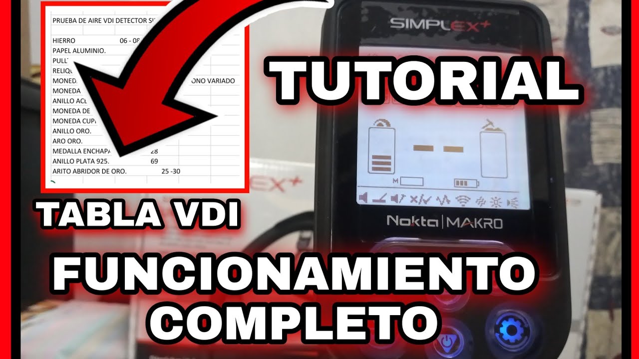 SIMPLEX TUTORIAL, FUNCIÓN COMPLETA, TABLA VDI, TONOS Y MAS. PRUEBA REAL ...