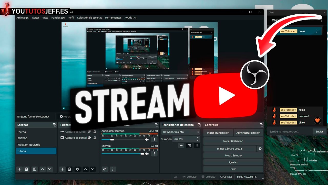 Como Hacer un Directo con OBS STUDIO en YOUTUBE SIN LAG 🔴 - YouTube