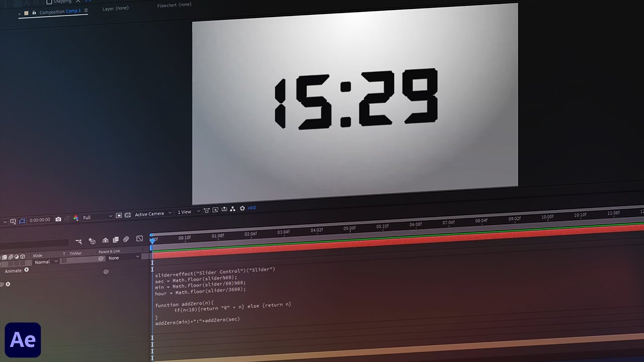 After Effectsdə Elektron Saat necə düzəldək ? — How To Create a Custom Clock in After Effects ...