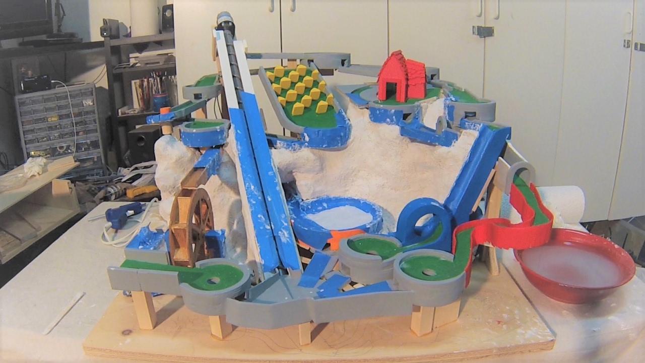 Mini Golf Marble Machine Build, Part 12 (Plasterering) - YouTube