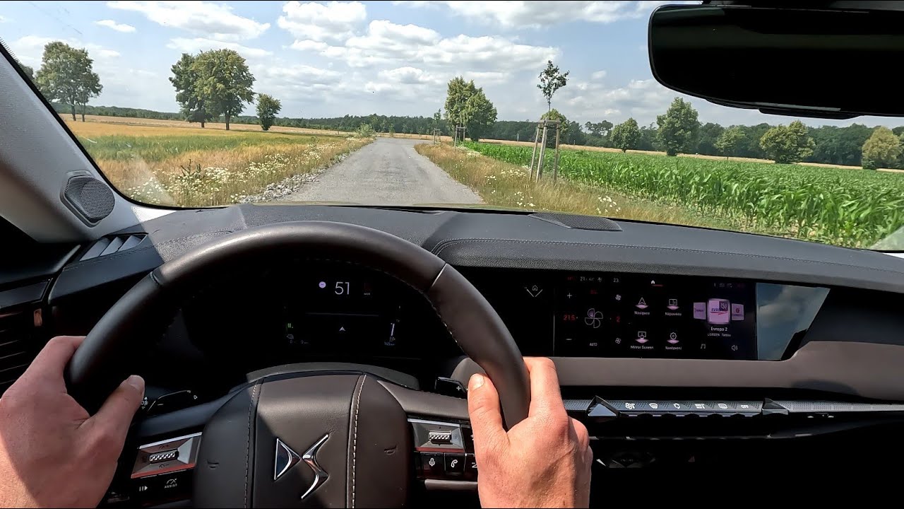 POV Jízda DS4 E-Tense 225? Ostrá jízda po okresních silnicích, fantastický zážitek z interiéru ...