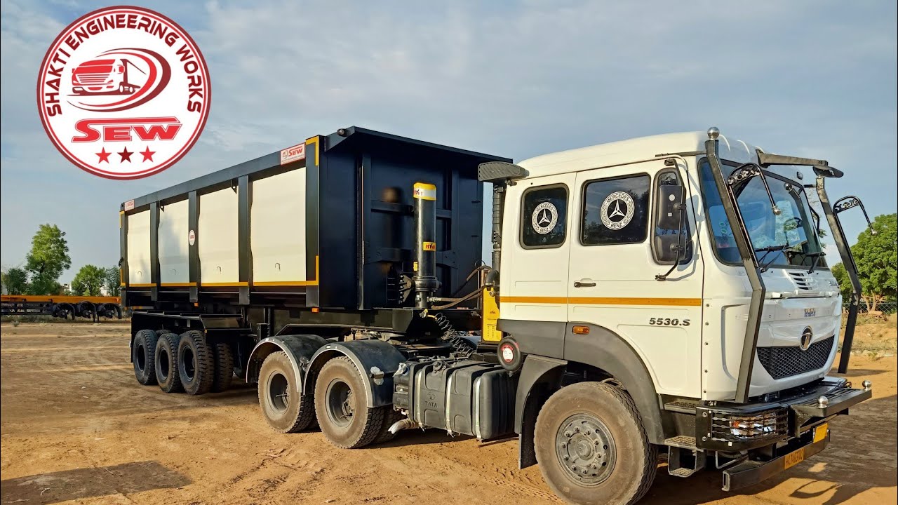India best tip trailer manufacturing company #TATA 5530.s Signa - YouTube
