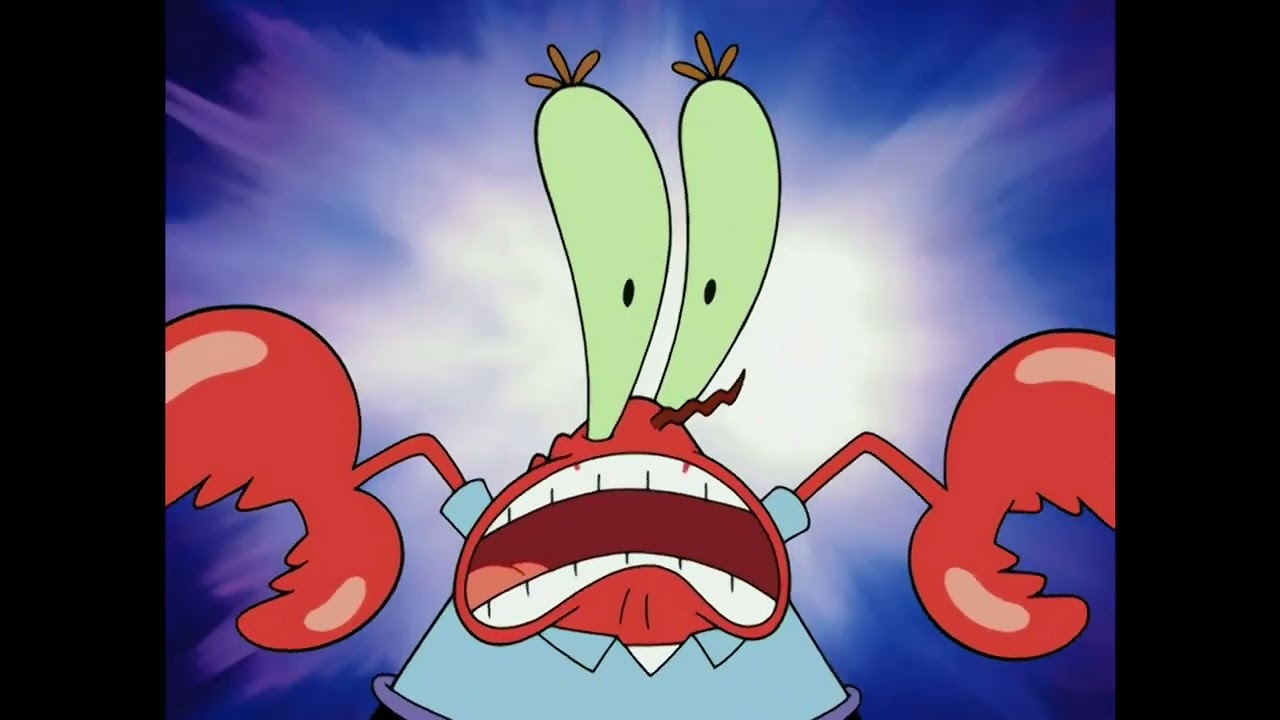 Mr Krabs scream - YouTube