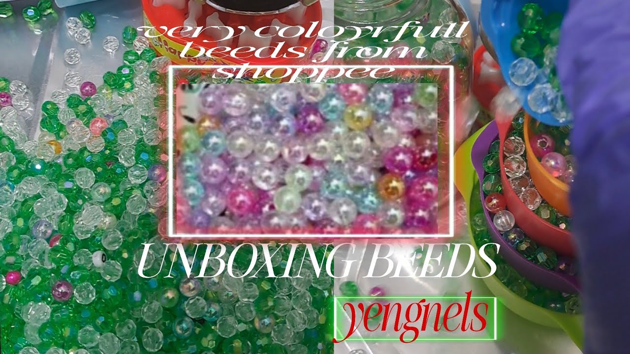 UNBOXING BEEDS COLOURFUL BEEDS #unboxing #beeds YENGNELS - YouTube
