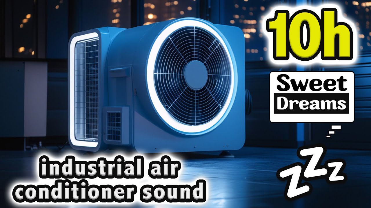 Industrial Air Conditioner Noise for Deep Sleep | White Noise, Beat ...