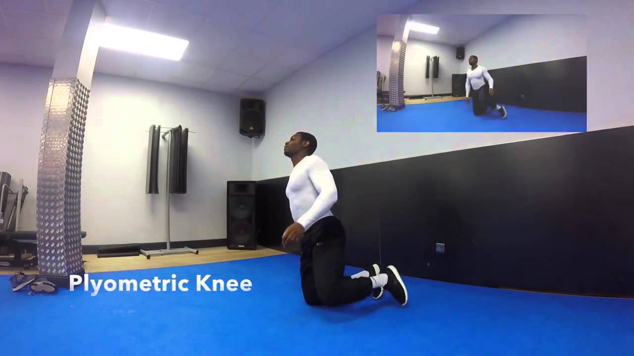 How to plyometric knee jumps - YouTube