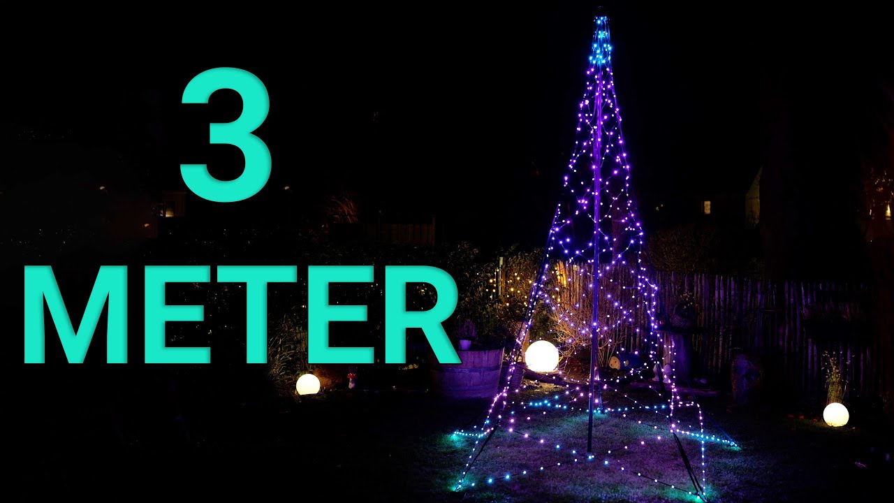Hombli Smart Christmas Tree | Test | 3 Meter hoch und mit 600 LEDs ...