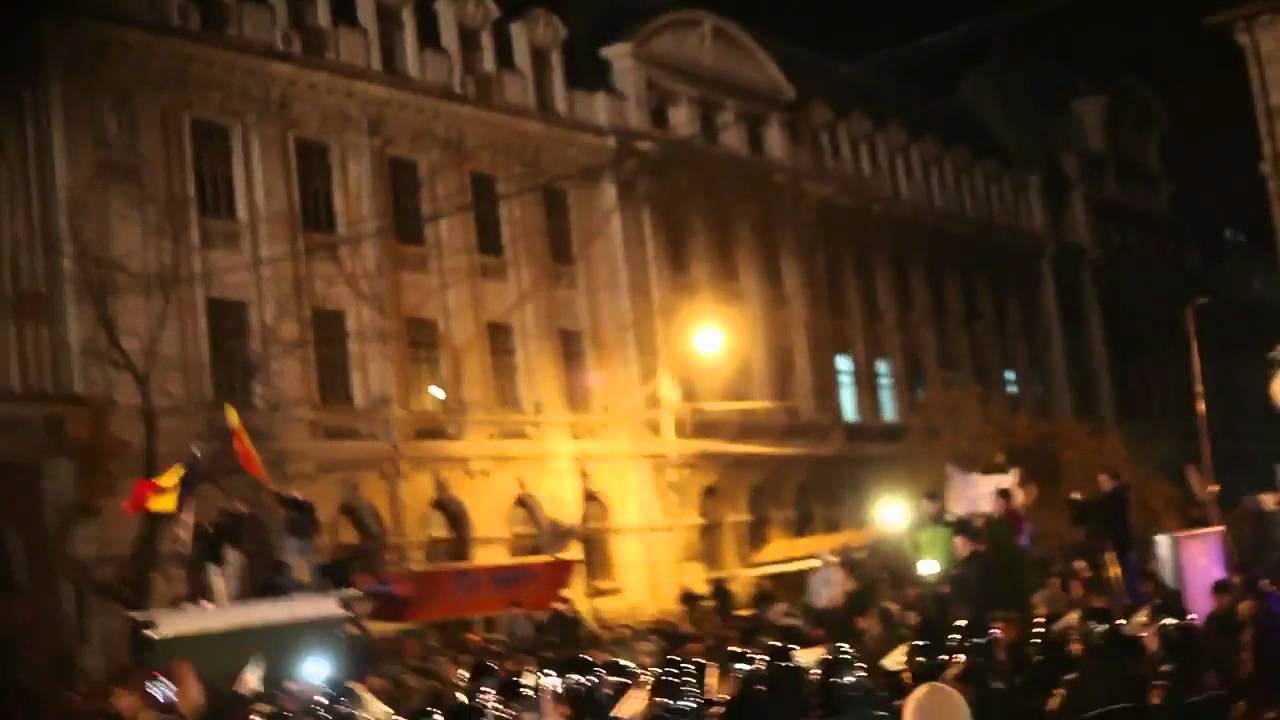 Protest in Romania ianuarie 2012 (Deliric 1 feat, Aforic, Doc, Nwanda ...