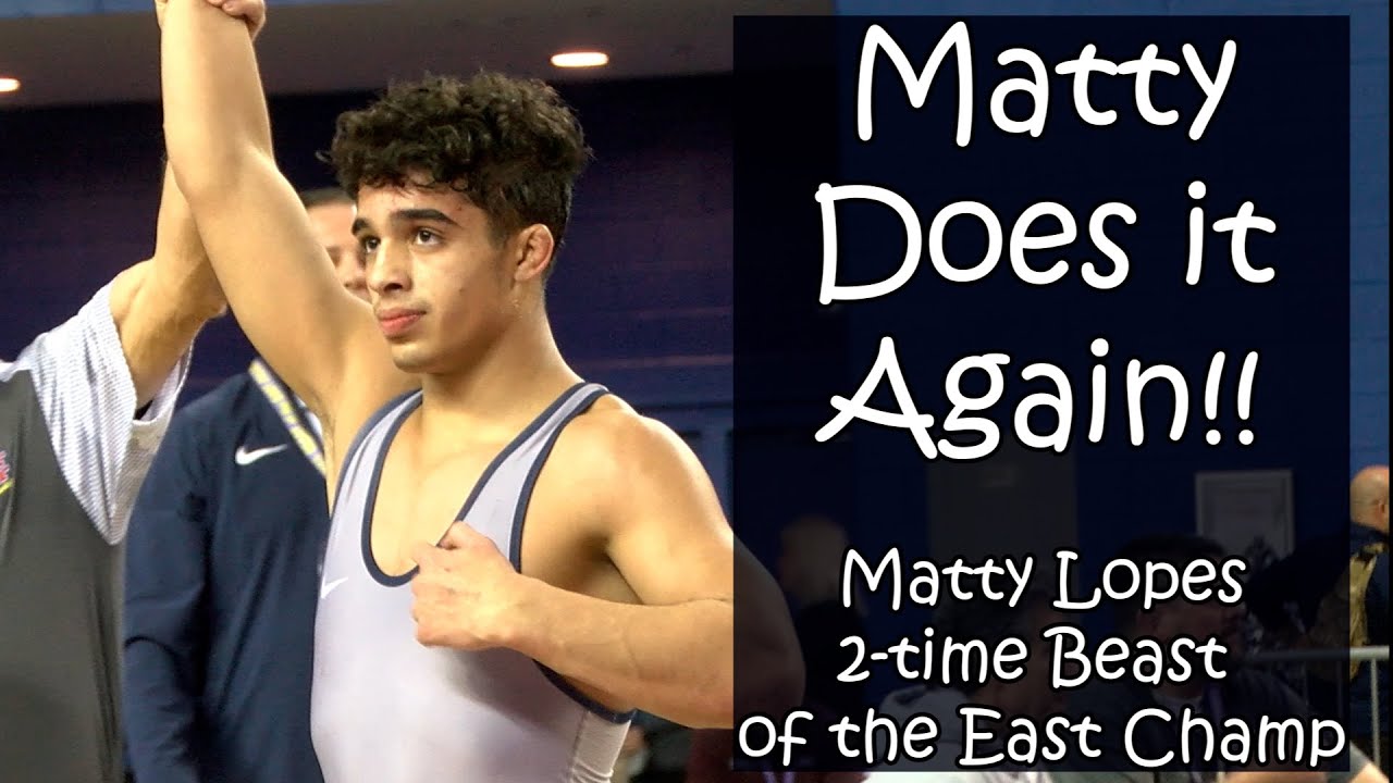 Matty Lopes | Blair Academy | Wins 132 lb. Beast of the East with 3rd ...