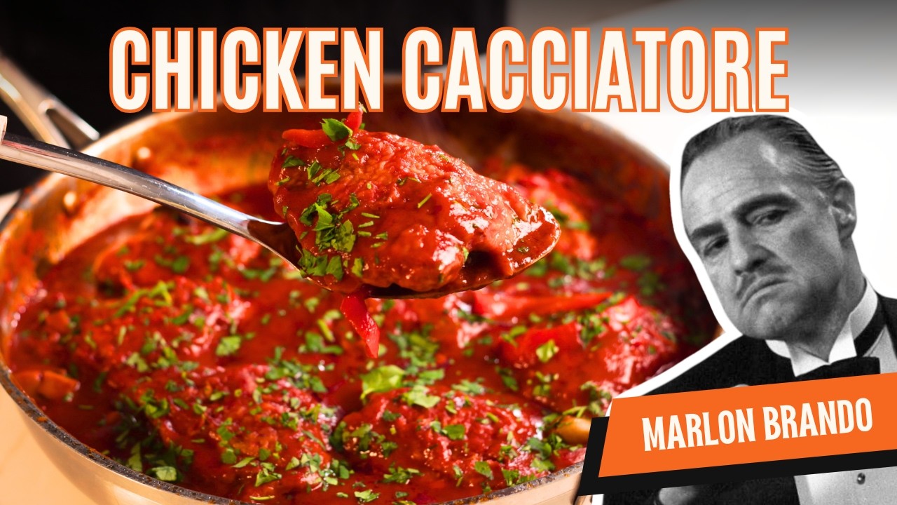 Marlon Brando’s Chicken Cacciatore (The Godfather Lunch) - YouTube