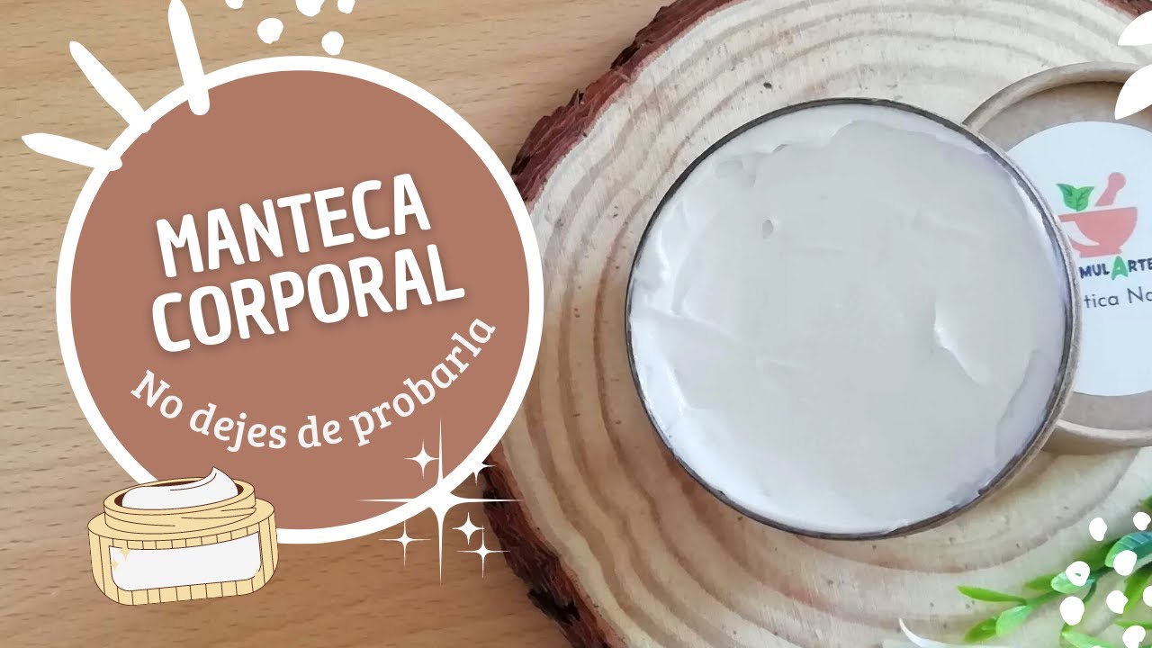 Manteca Corporal Emulsionada de Coco Vainilla I Una maravilla para tu ...