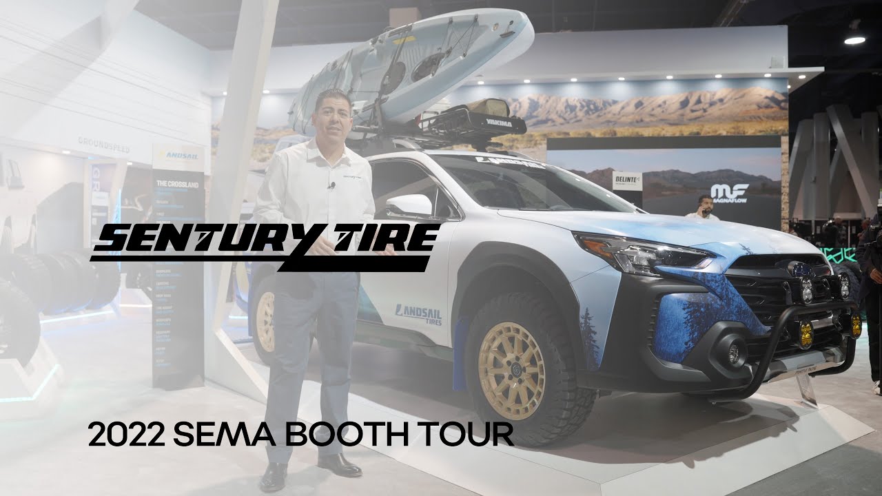 2022 SEMA Booth Tour - Sentury Tires - YouTube