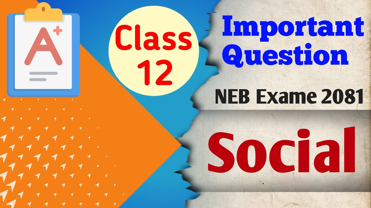 Social Studies Class 12 Model Question 2081|@TowayToview - YouTube