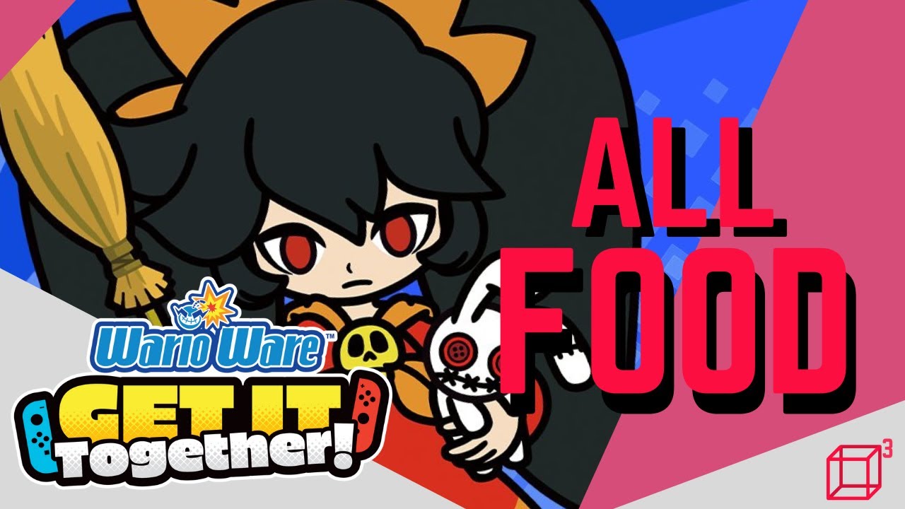 ALL of Food [All 3 Versions] | WarioWare: Get It Together - YouTube