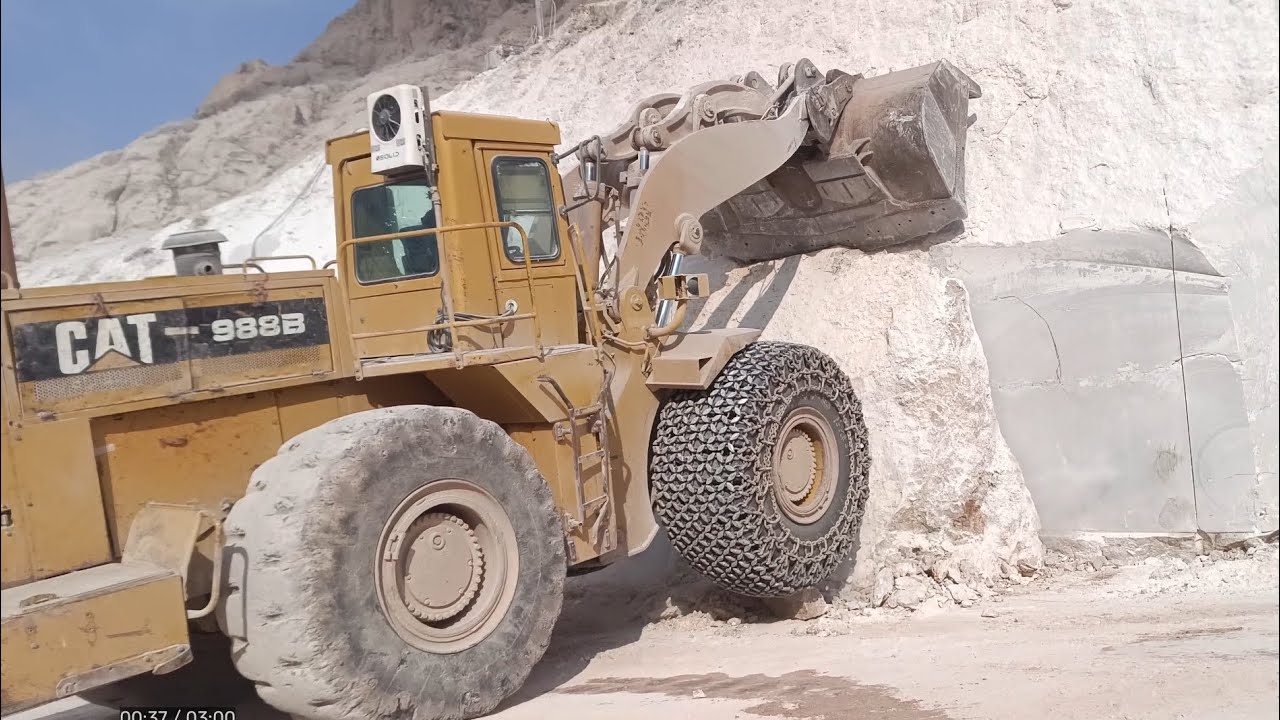 part 3:The True Power of the Caterpillar 988 Loader 💪🚜 vs. an Immovable ...