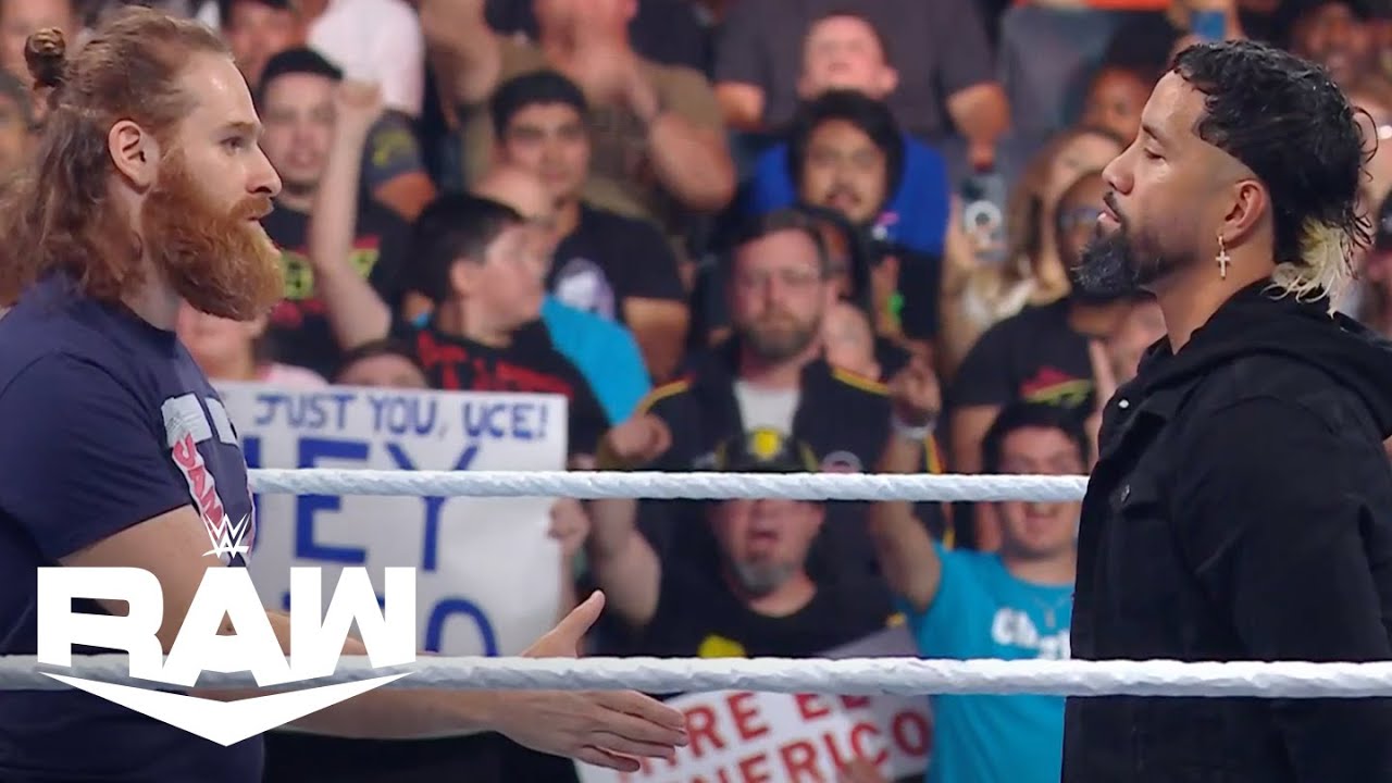 Sami Zayn Gives Jey Uso an Ucey Welcome to Raw | WWE Raw Highlights 9/4 ...