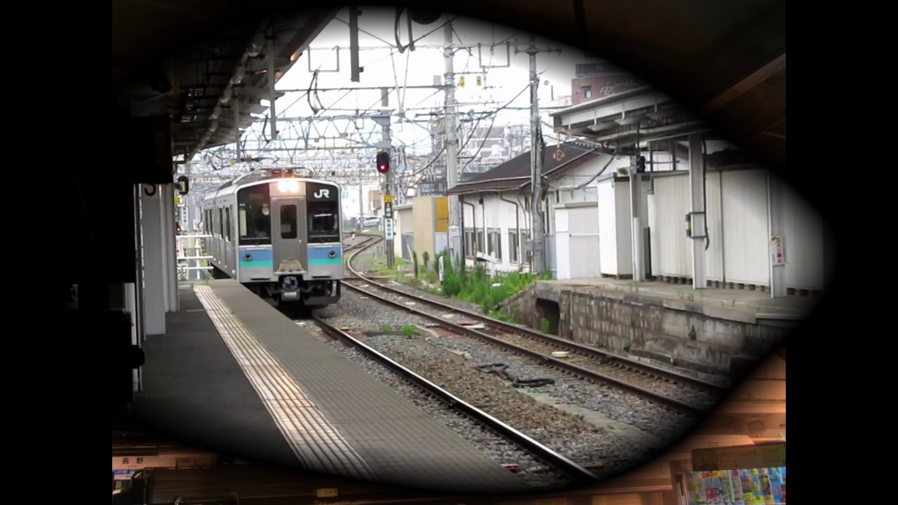 【前面展望】JR篠ノ井線・信越線 長野→松本[the front prospects] JR Shinonoi Line, Shinetsu ...