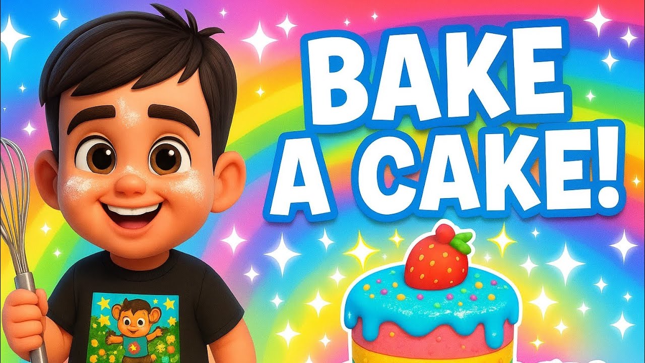 Bake Bake a Cake 🎂 | Fun Nursery Rhyme Song for Kids | ZiZiBoo - YouTube