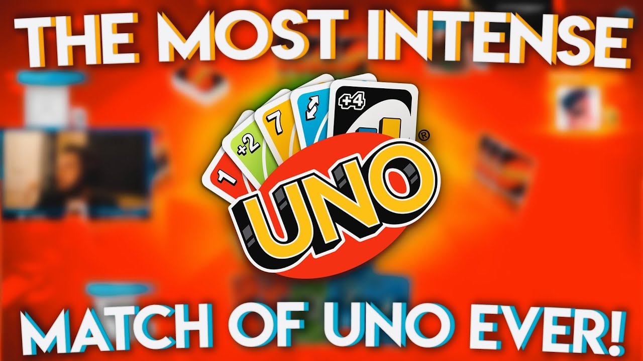 THE MOST *INTENSE* MATCH OF UNO EVER !!! - YouTube