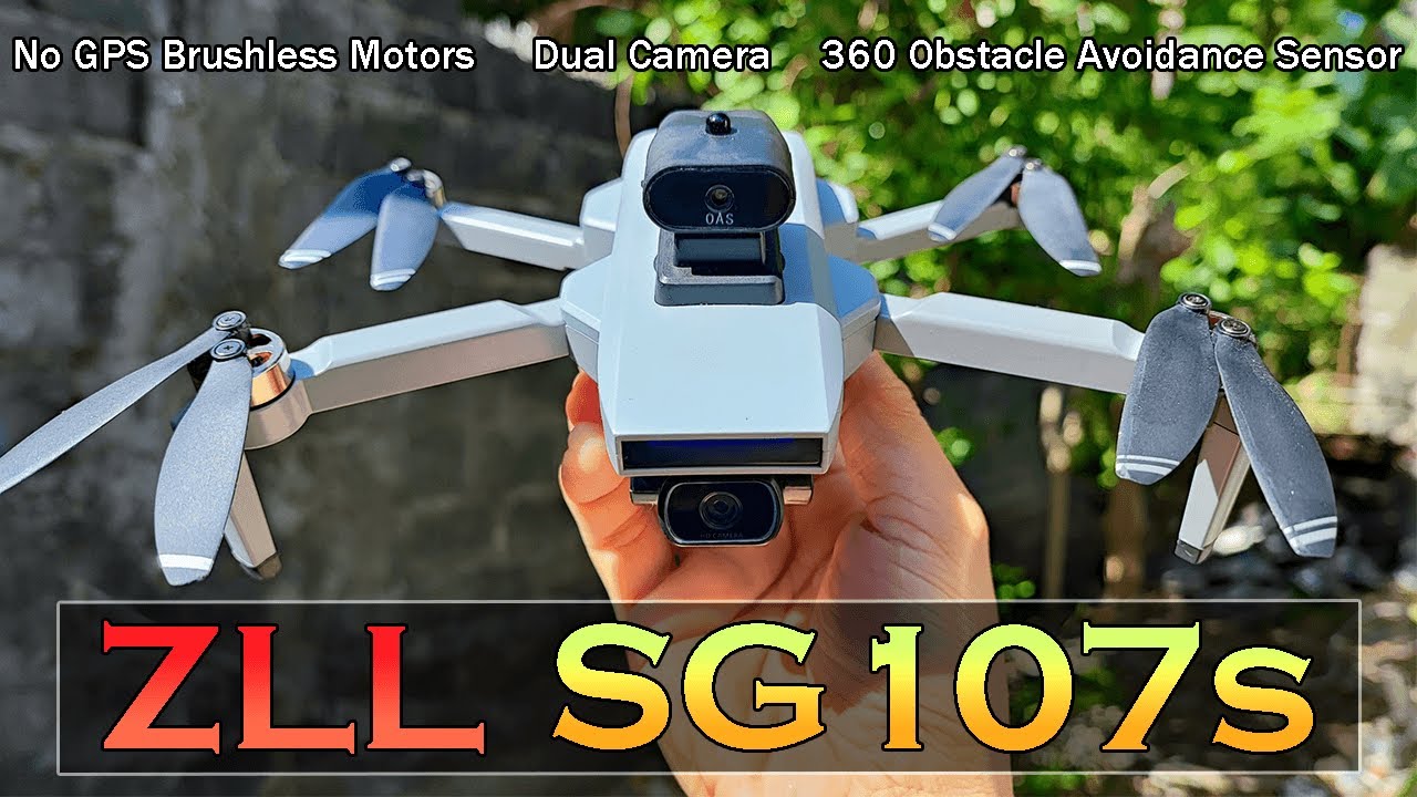 ZLL SG107S BRUSHLESS NON GPS BEGINNER DRONE | UNBOXING | FLIGHT TEST ...
