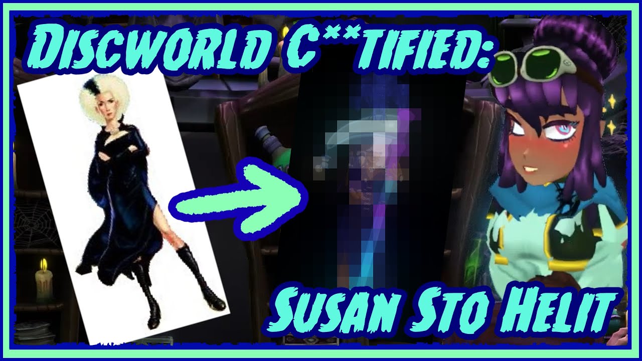 DISCWORLD CUNTIFIED : Susan Sto Helit Design Timelapse! - YouTube