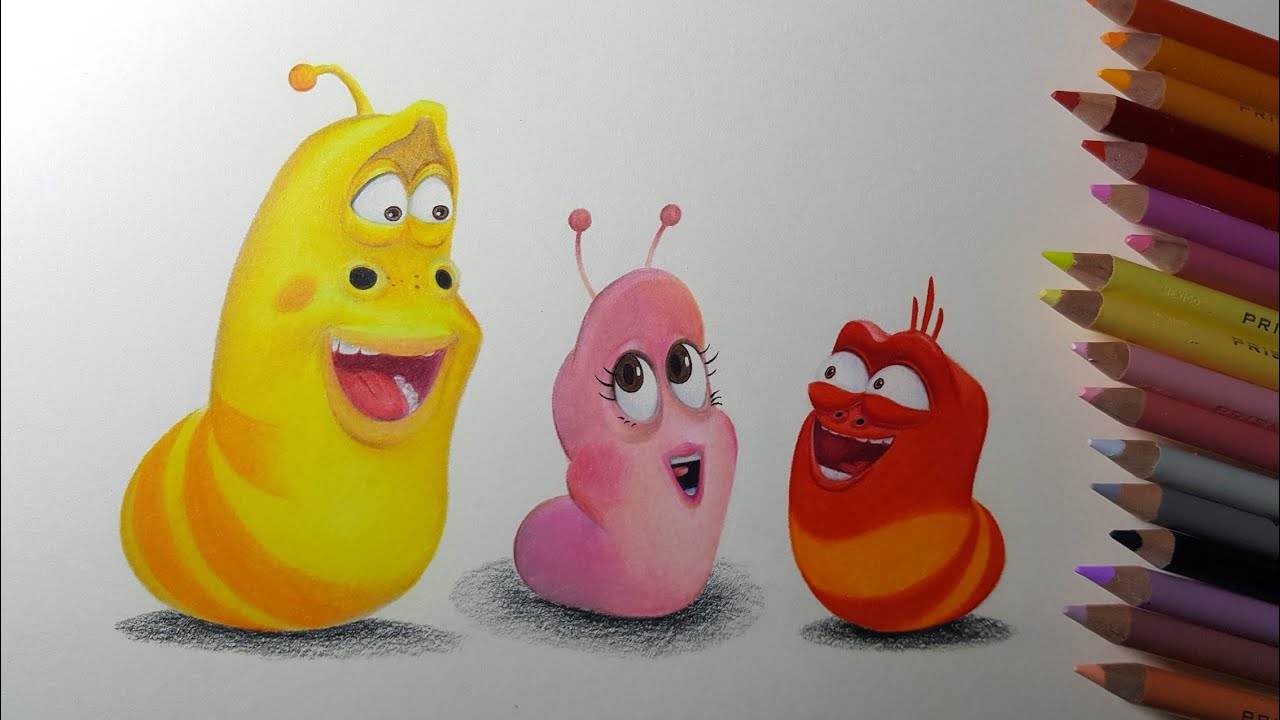 Drawing Larva 요청그림 라바그리기-🎨 - YouTube