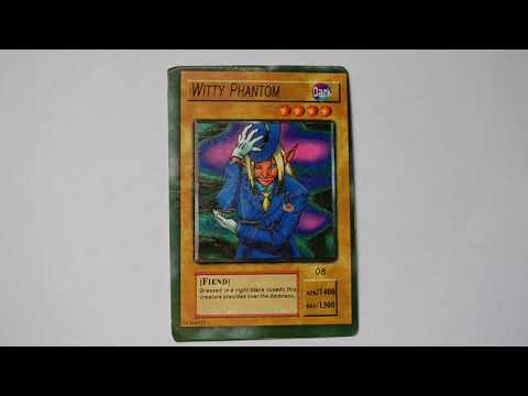 Yu Gi Oh! DARK card WITTY PHANTOM YuGiOh - YouTube
