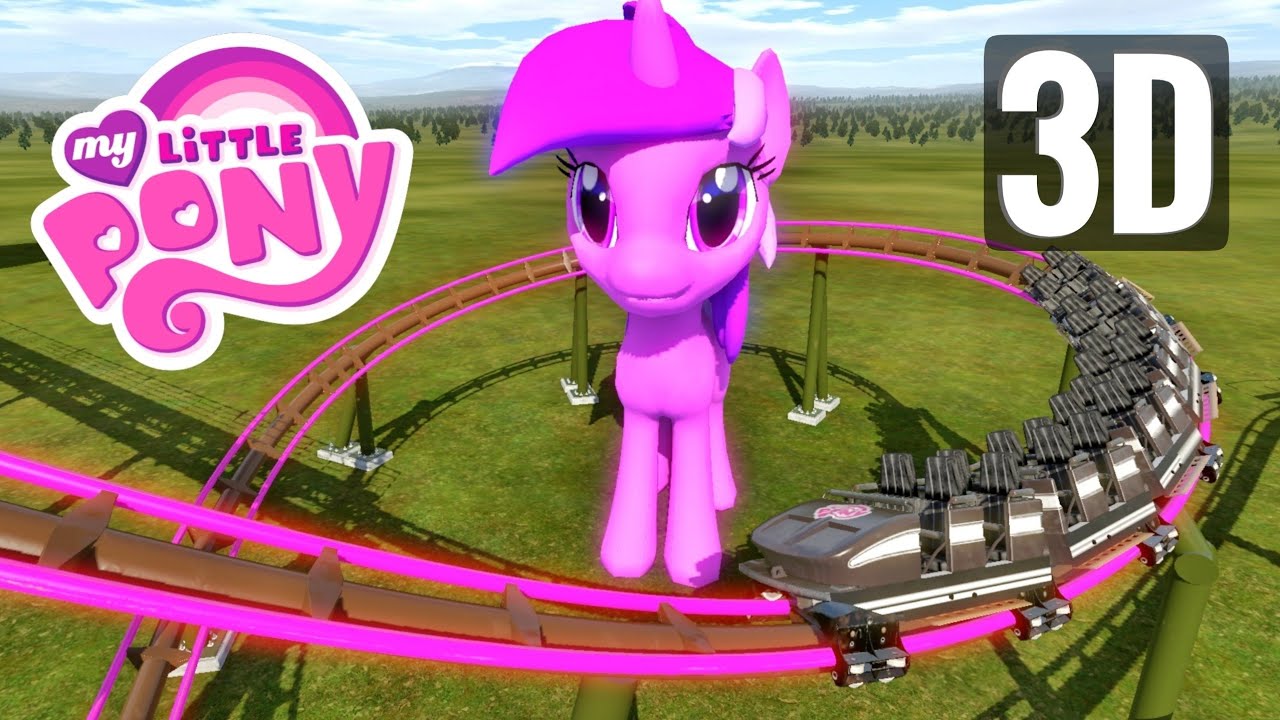 3D VR 360 Video MY LITTLE PONY MLP Roller Coaster Equestria 4K - YouTube