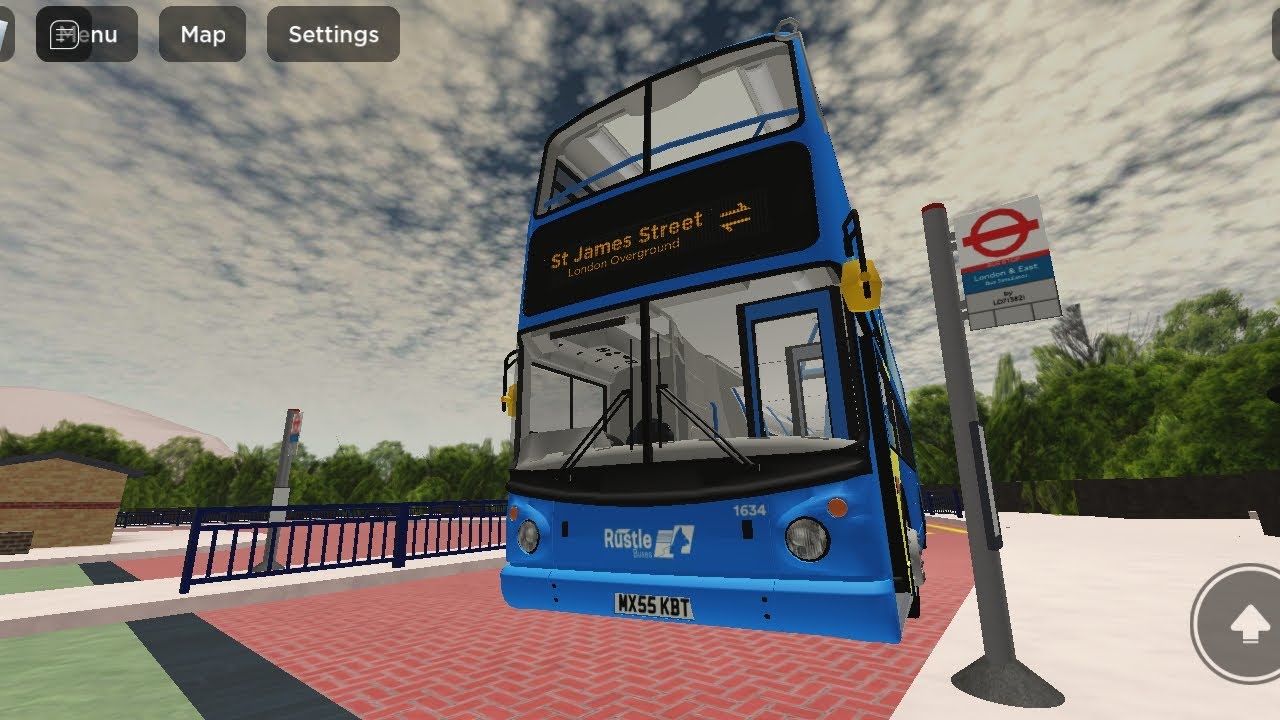 Roblox London and East bus simulator Episode 5 driving a Dennis Trident ...