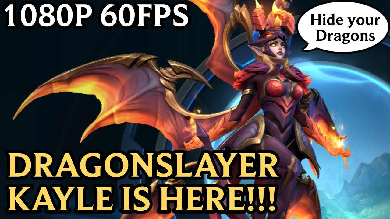 NEW DRAGONSLAYER KAYLE SKIN Gameplay | Wild Rift Pocket Pass Giveaway ...