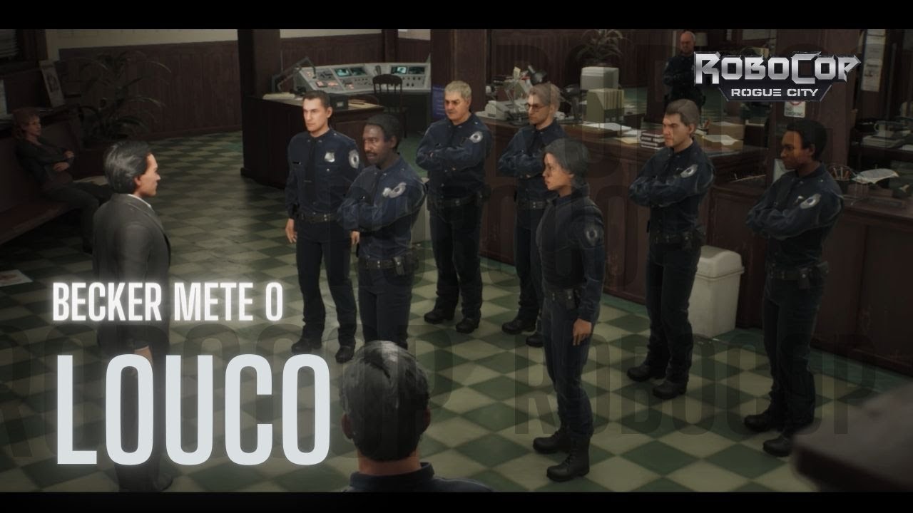 Robocop Rogue City - Becker mete o louco e Robocop é entrevistado - YouTube