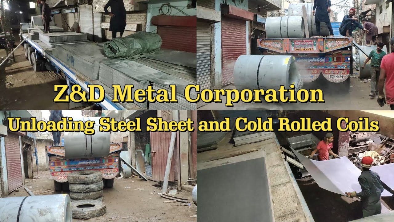 Unloading Steel Sheet and Cold Rolled Coils | Z&D Metal Corporation ...