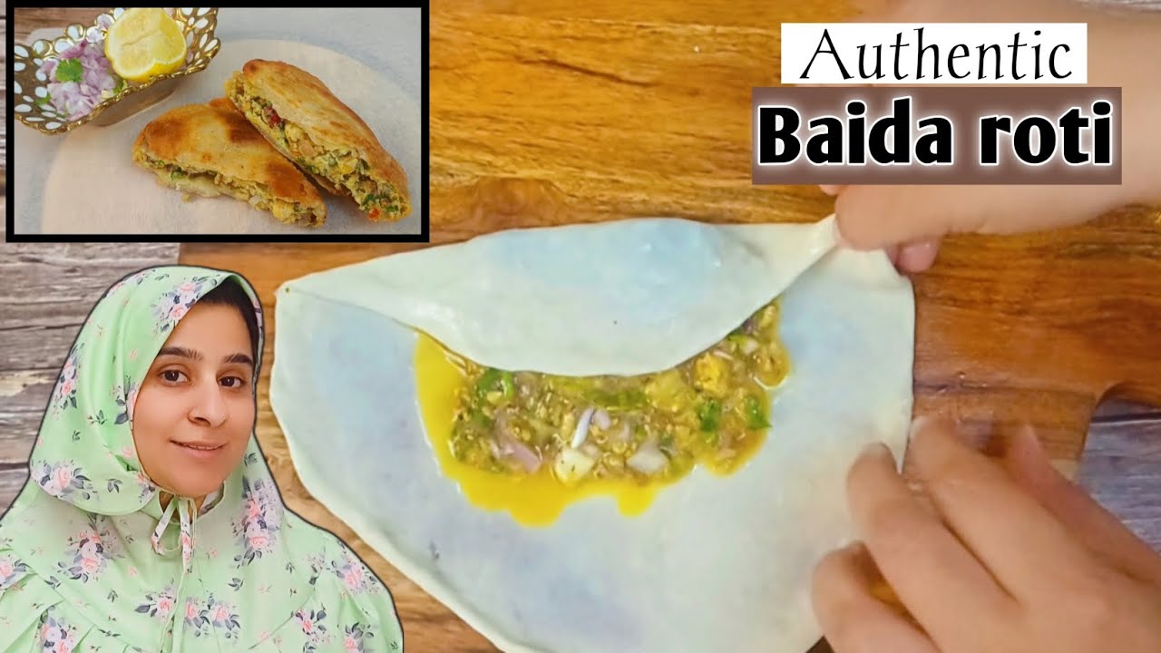 Baida Roti Recipe - Street Style Chicken Keema Baida Roti | Mumbai ka ...
