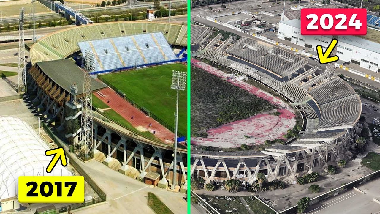 Inside 9 Abandoned Stadiums Around the World - YouTube