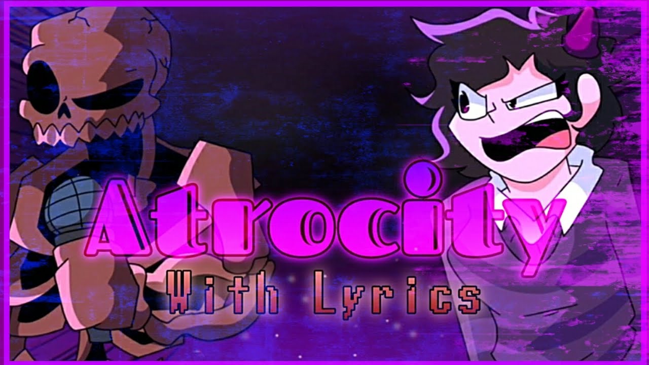 ︎Atrocity ︎ WITH LYRICS (FNF/JellyBean) FT. @pandemedley9378 - YouTube