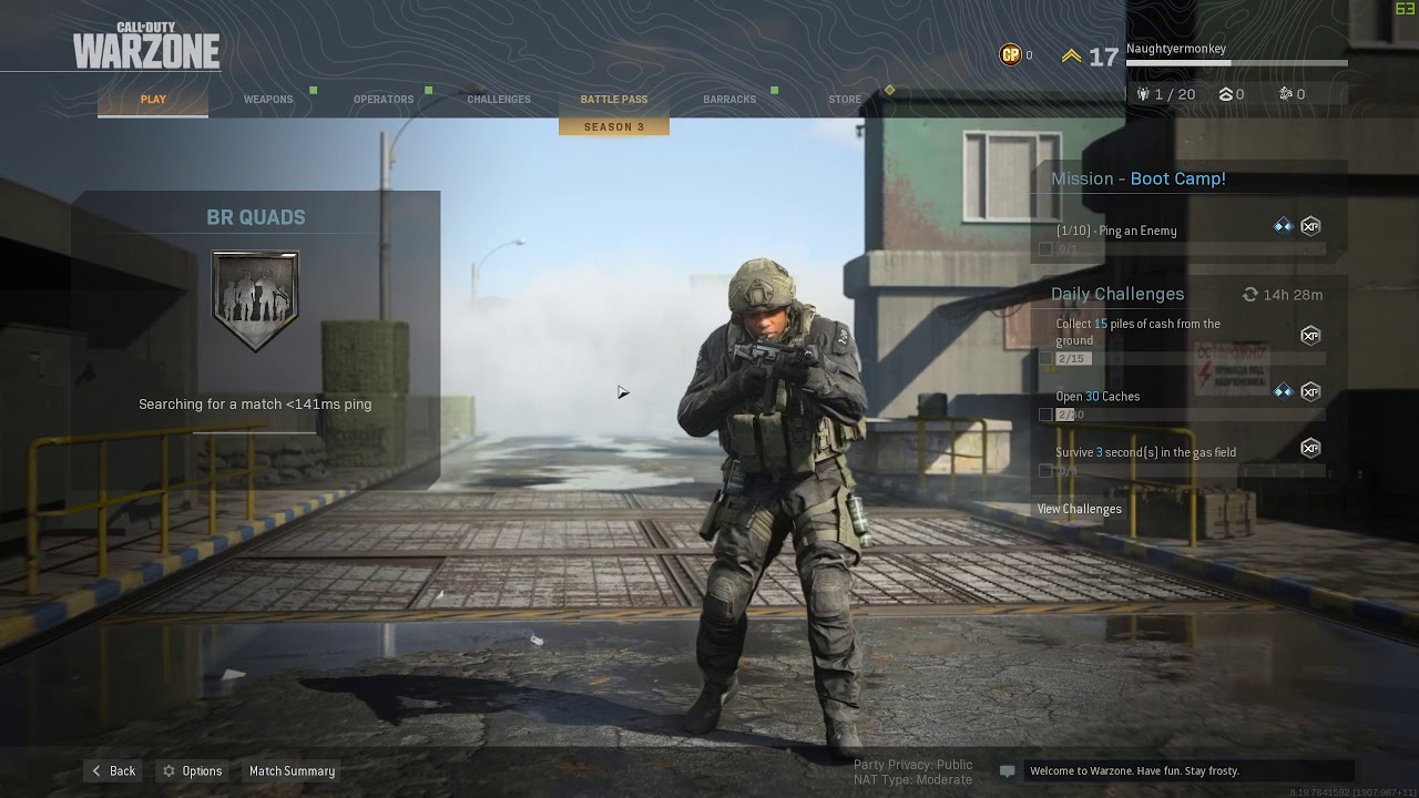 Call of Duty War Zone Game Play - YouTube