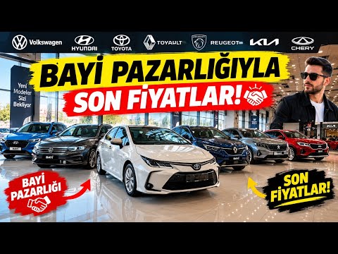 Pazarlıklı Fiyatlar Yeni Gelecek Araçlar