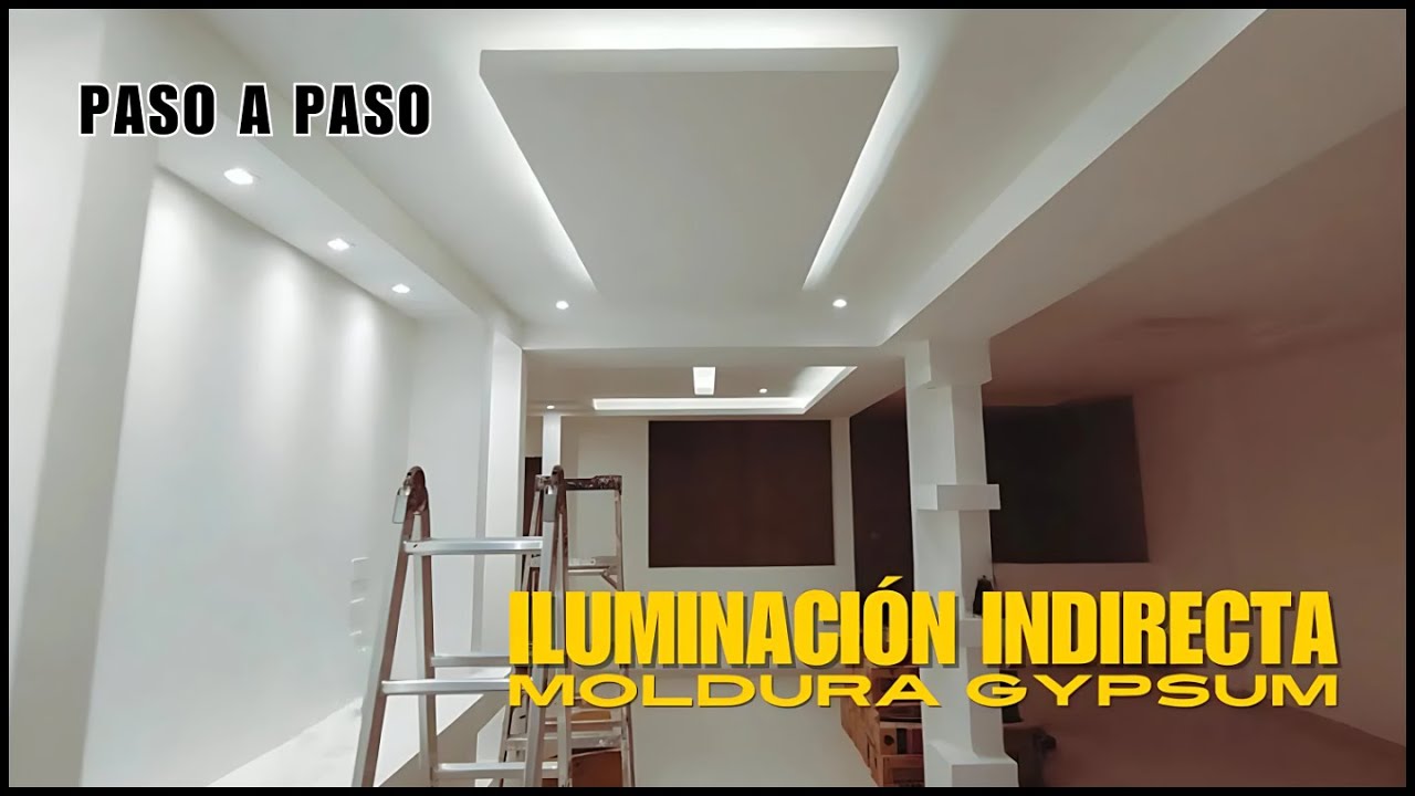 Cómo instalar una TIRA LED en DRYWALL - YouTube