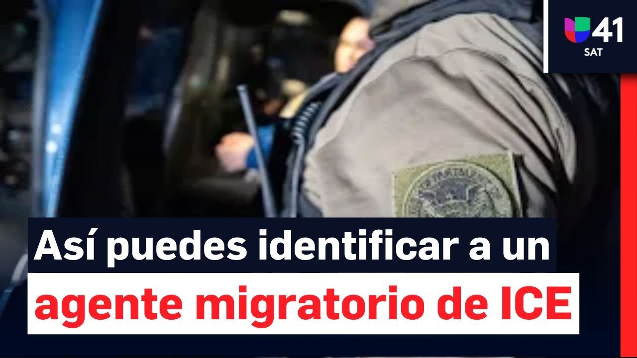 ¿Quién es un agente de ICE? Te explicamos cómo puedes saberlo - YouTube