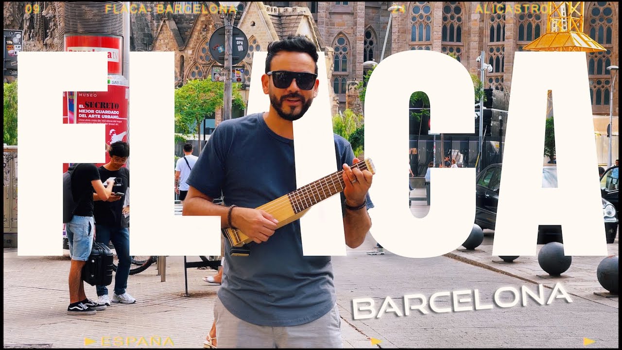 Alicastro canta Flaca de Andrés Calamaro frente a la Sagrada Familia en ...