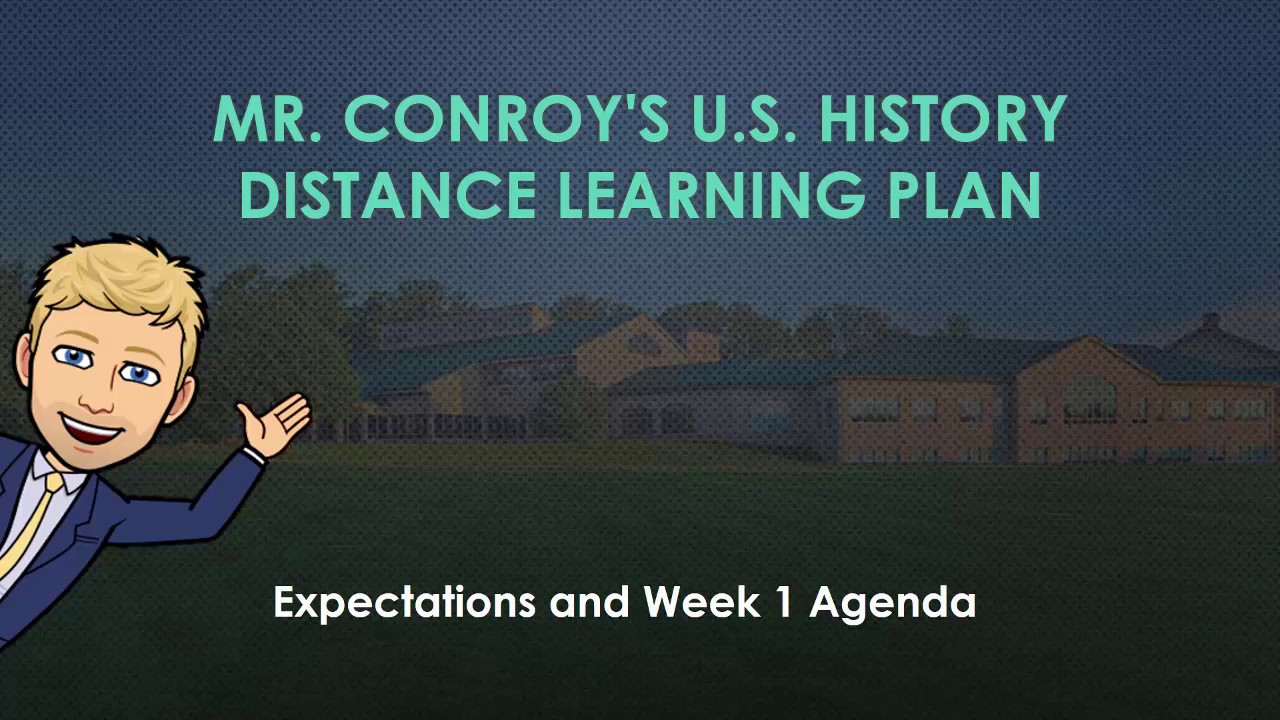 U S History Distance Learning Introduction - YouTube